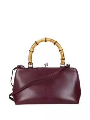 JIL SANDER Bamboo-handle Leather Tote Bag