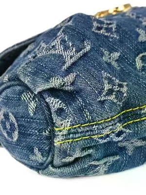 LOUIS VUITTON Mini Monogram Denim Shoulder Bag