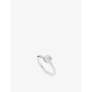 MISSOMA Molten Soft Square Sterling -plated Brass Ring - Silver