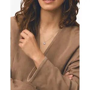 MISSOMA Molten Soft Square Pavé -plated Brass Pendant Necklace