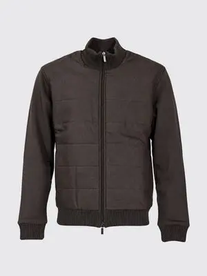 FAY Quilted Waterproof Puffer Jacket With High Collar
