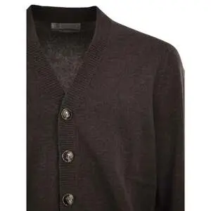 Brunello Cucinelli Grey Sweaters & Knitwear Cardigans - Gray