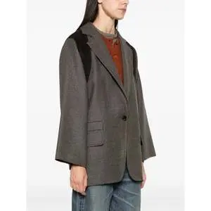 Max Mara Grey Jackets Blazers