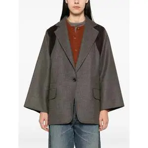 Max Mara Grey Jackets Blazers - Gray