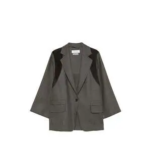 Max Mara Grey Jackets Blazers - Gray