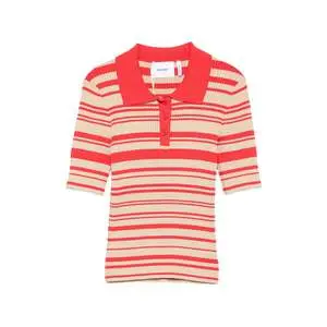 Axel Arigato Neutrals Tops Polo Tops - Cream