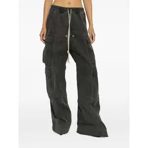 Rick Owens Grey Trousers Straight Trousers