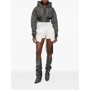 Rick Owens Grey Jackets Cropped Jackets