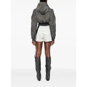 Rick Owens Grey Jackets Cropped Jackets