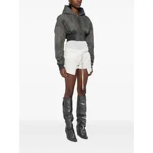 Rick Owens Grey Jackets Cropped Jackets