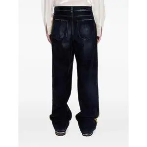 ANN DEMEULEMEESTER Denim Wide-leg Jeans