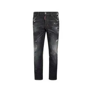 Dsquared2 Grey Denim Regular & Straight-leg Jeans - Gray