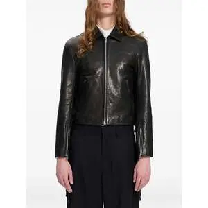 ANN DEMEULEMEESTER Jackets Leather Jackets - Black