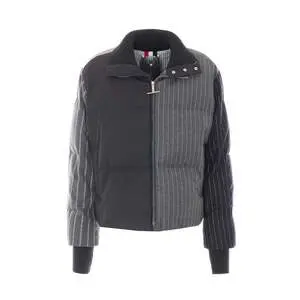 Thom Browne Dowfille Down Jacket - Gray