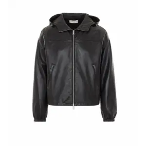 Fendi Leather Blouson - Black