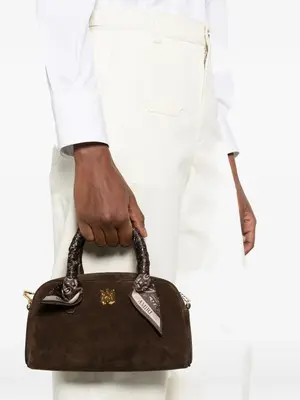 Amiri Logo-plaque Scarf-handle Tote Bag