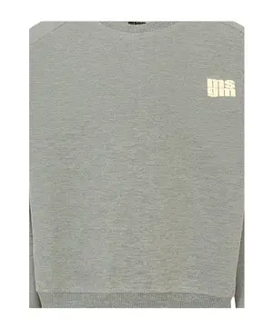 MSGM Logo-print Crew-neck Sweatshirt