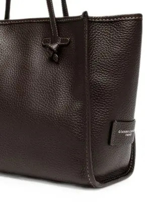 GIANNI CHIARINI Marcella Shopping Grained Leather Tote Bag
