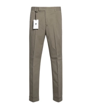 PT TORINO Edge Turn-up Trousers Gray