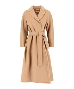 Max Mara Wool Coat - Nude