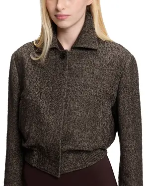 Hugo Boss Jocalenal Tweed Bomber Jacket