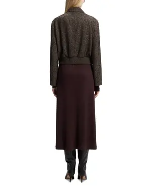 Hugo Boss Jocalenal Tweed Bomber Jacket