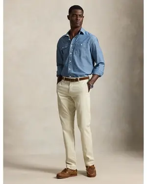 Polo Ralph Lauren Greenwich Stretch Straight Chino Pants - Basic Sand