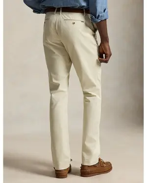 Polo Ralph Lauren Greenwich Stretch Straight Chino Pants - Basic Sand