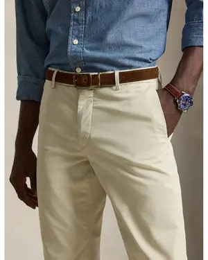 Polo Ralph Lauren Greenwich Stretch Straight Chino Pants - Basic Sand