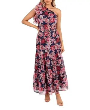 PETAL AND PUP Layley One Shoulder Maxi Dress