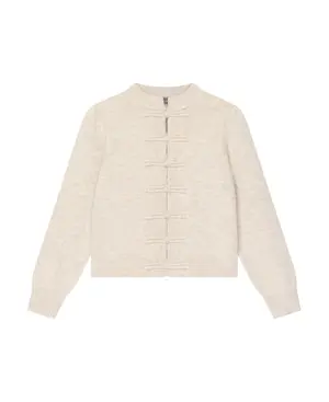 Mint Velvet Wool Blend Military Cardigan