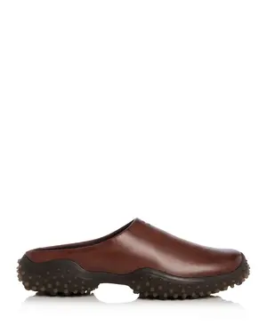 Miu Miu Leather Mule Flats