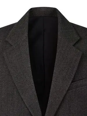 STUDIO TOMBOY Tailored Herringbone Blazer - Grey