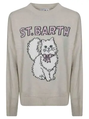 MC2 SAINT BARTH Tessa Mini Crewneck Sweater - Multicolor