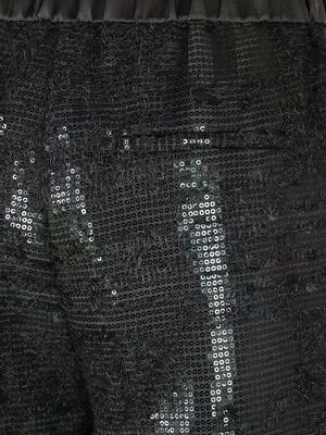 Peserico Sequin-embellished Frayed Trousers