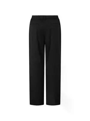 STUDIO TOMBOY Pleated Drawstring Trousers - Black