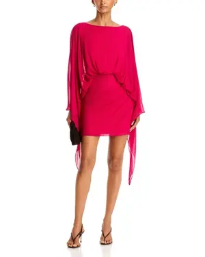 TOCCIN Guinevere Draped Mini Dress