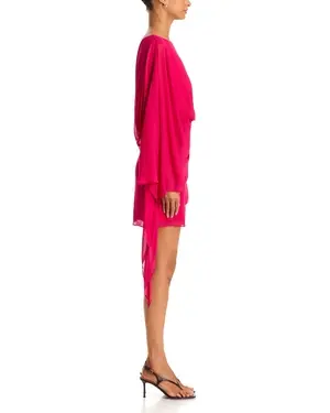 TOCCIN Guinevere Draped Mini Dress