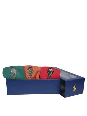 Polo Ralph Lauren Mini Crew Socks 3-pack - Multicolor