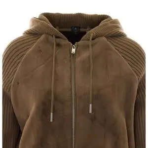 Moose Knuckles Junction Hooded Sweater - Brown