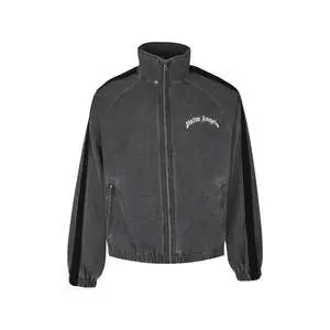 Palm Angels Grey Jackets Sport Jackets & Windbreakers - Gray