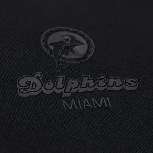 Mitchell & Ness Miami Dolphins Core Essentials Micro Logo Fleece Sweatshirt