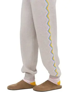 Chinti & Parker Wool-cashmere Snoopy Ski Track Pants