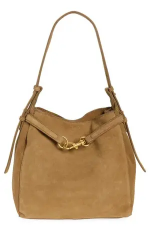 Mango Chus Leather Bucket Bag