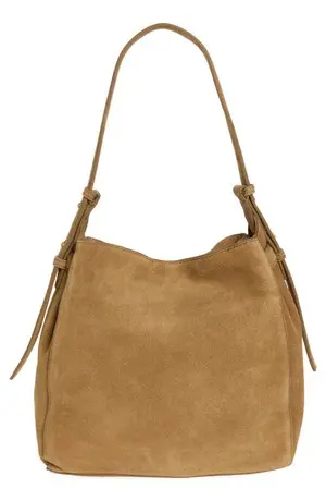 Mango Chus Leather Bucket Bag
