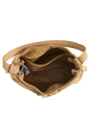 Mango Chus Leather Bucket Bag