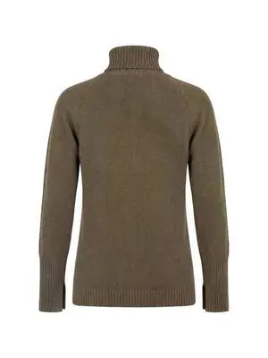 THE (ALPHABET) Roll-neck Cashmere Sweater - Green