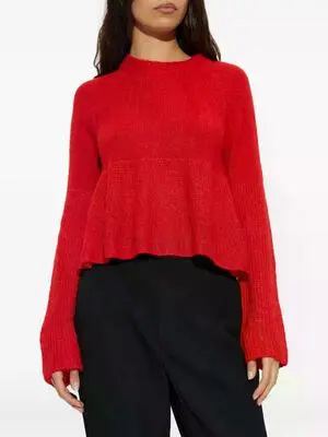 LISA YANG Portia Peplum Sweater