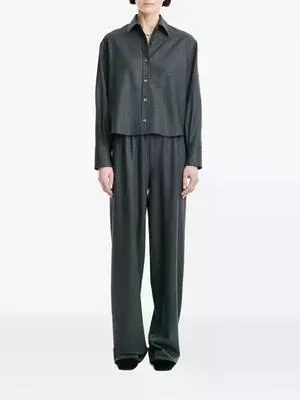 Maria Mcmanus Button-up Cropped Shirt