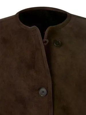 STUDIO TOMBOY Button-up Vest - Brown